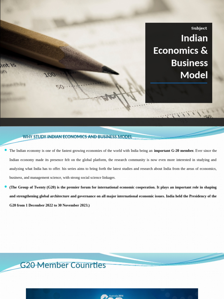 Indian Economics & Business Model Overview | PDF | Capitalism | Market ...