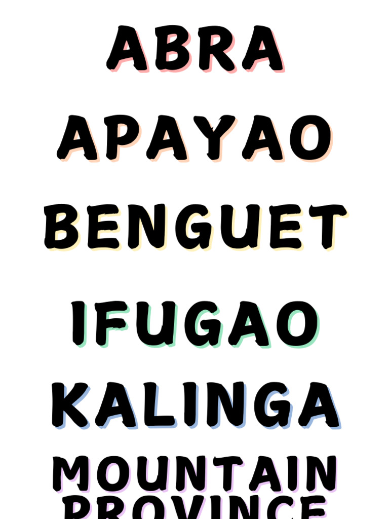 6 Provinces of Car | PDF