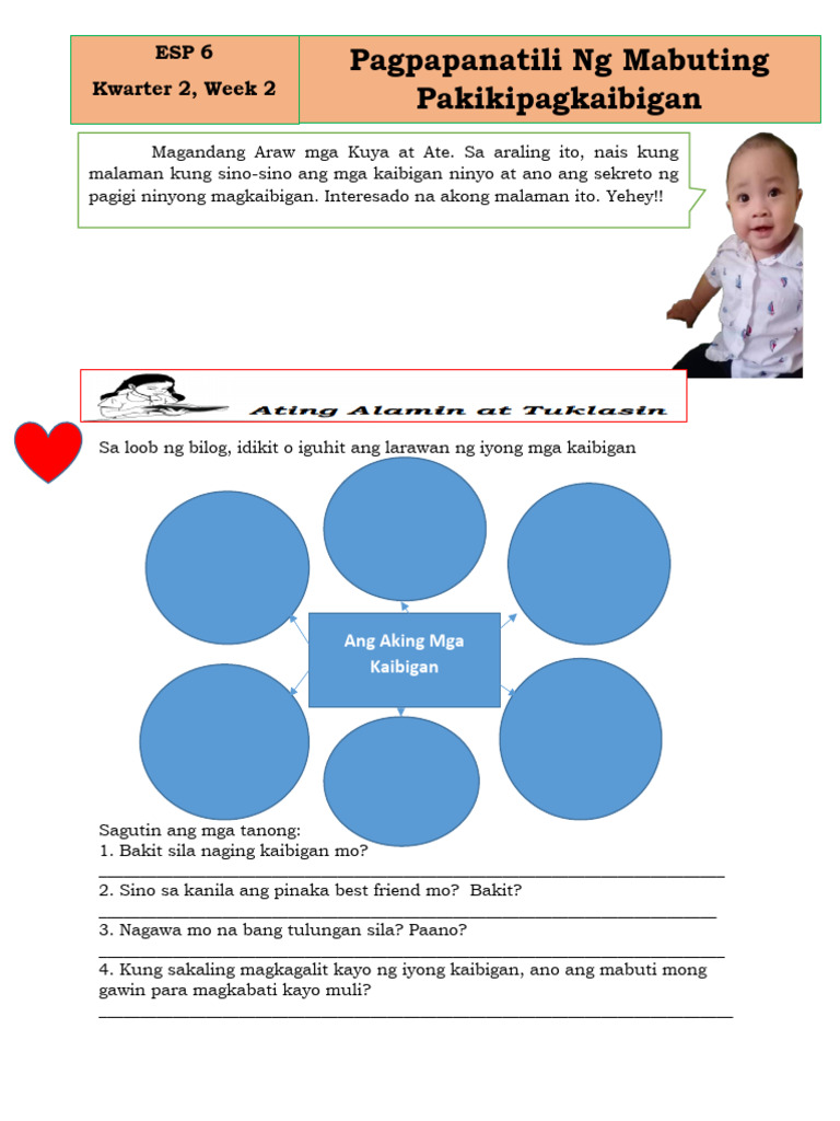 Learning Activity Sheet in ESP | PDF