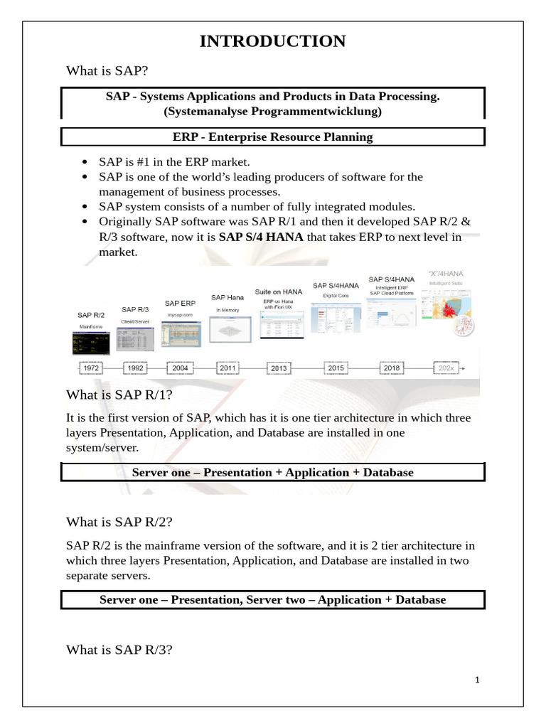 What is SAP SD | PDF | Computer Architecture | Computer Engineering