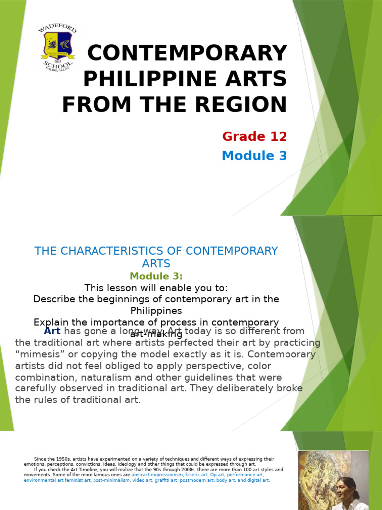Module 3 - Grade 12 - CPAR | PDF | Abstract Art | Paintings