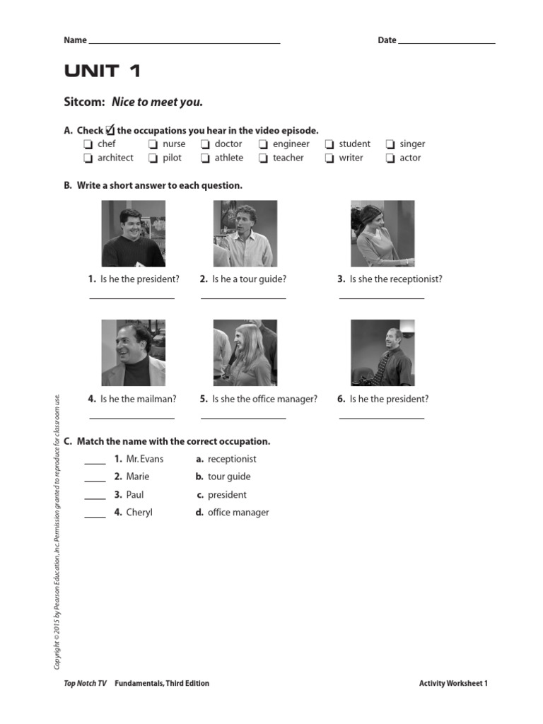 UNIT_01_Video_Worksheets | PDF