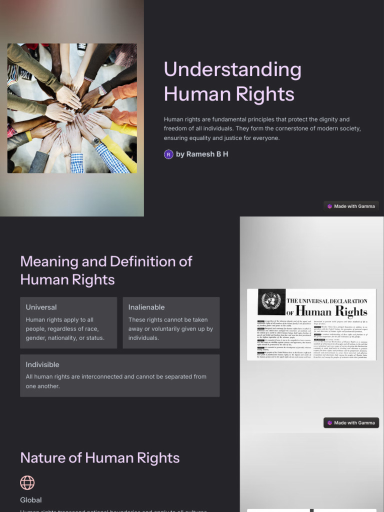 Understanding Human Rights Principles | PDF | Human Rights | Rights