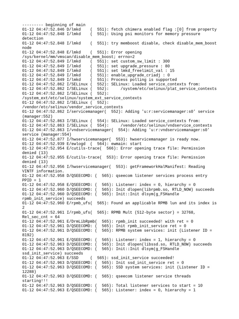 Logcat CSC Update Log | PDF | Operating System Technology | Computing