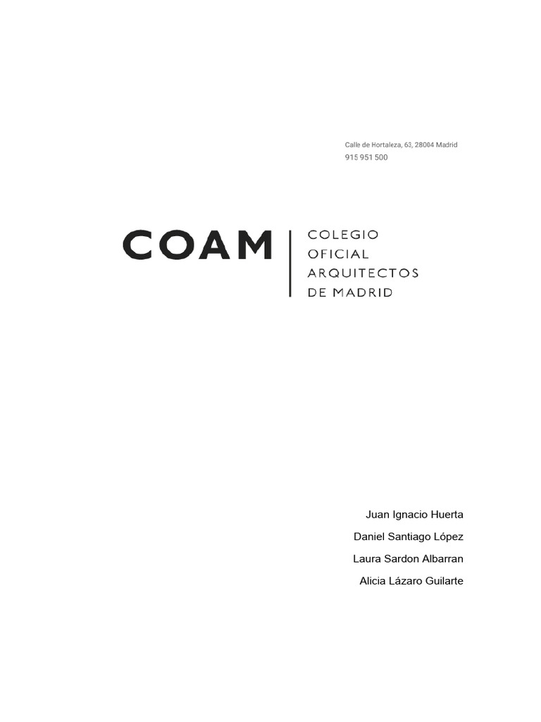 Servicios y Estructura del COAM | PDF | Seguro | Arquitecto