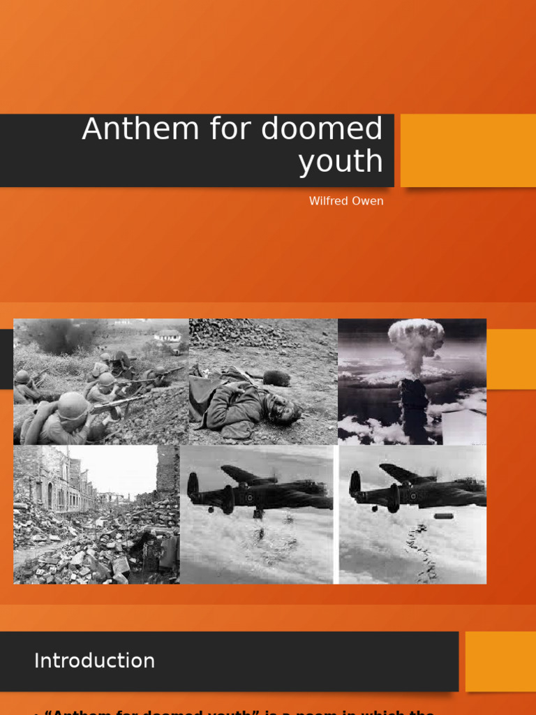 Analysis of "Anthem for Doomed Youth" | PDF | Poetry | Sonnets