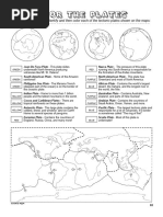 Tectonic Plates Blank Map With Numbers | PDF