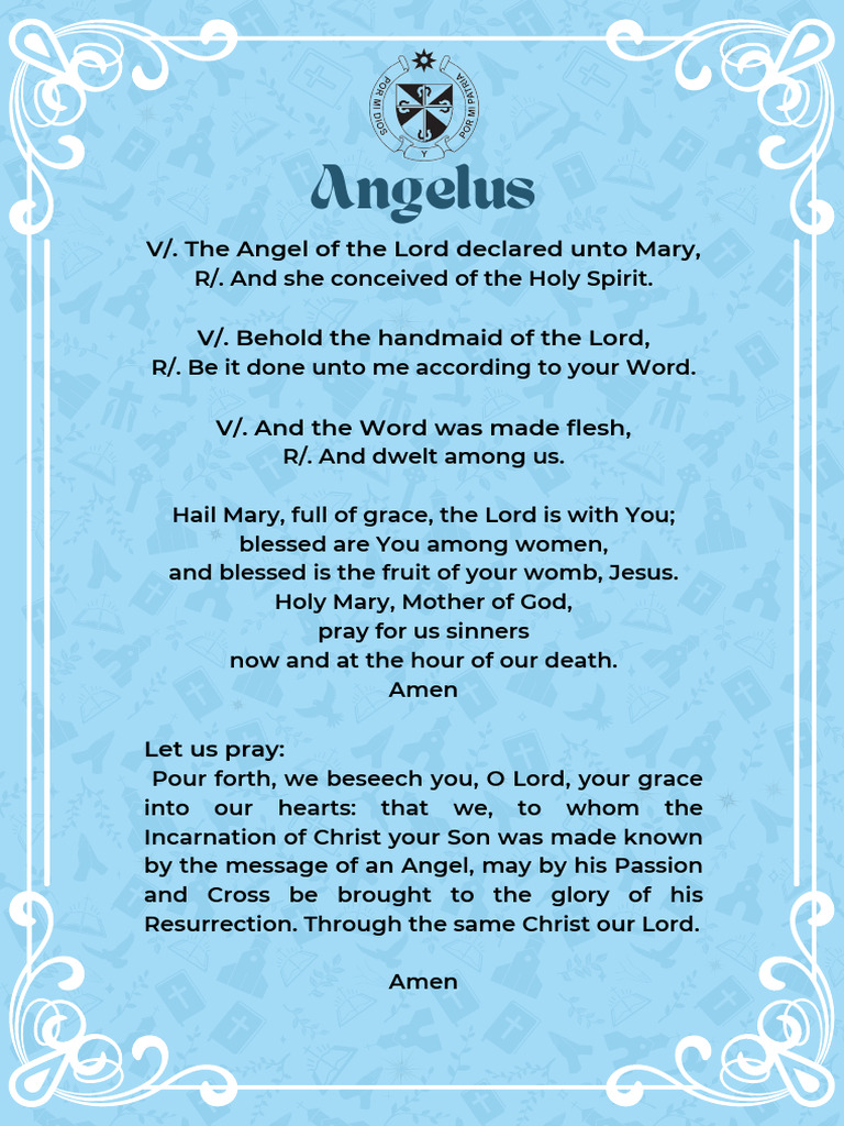 Angelus English | PDF | Religion & Spirituality | Poetry