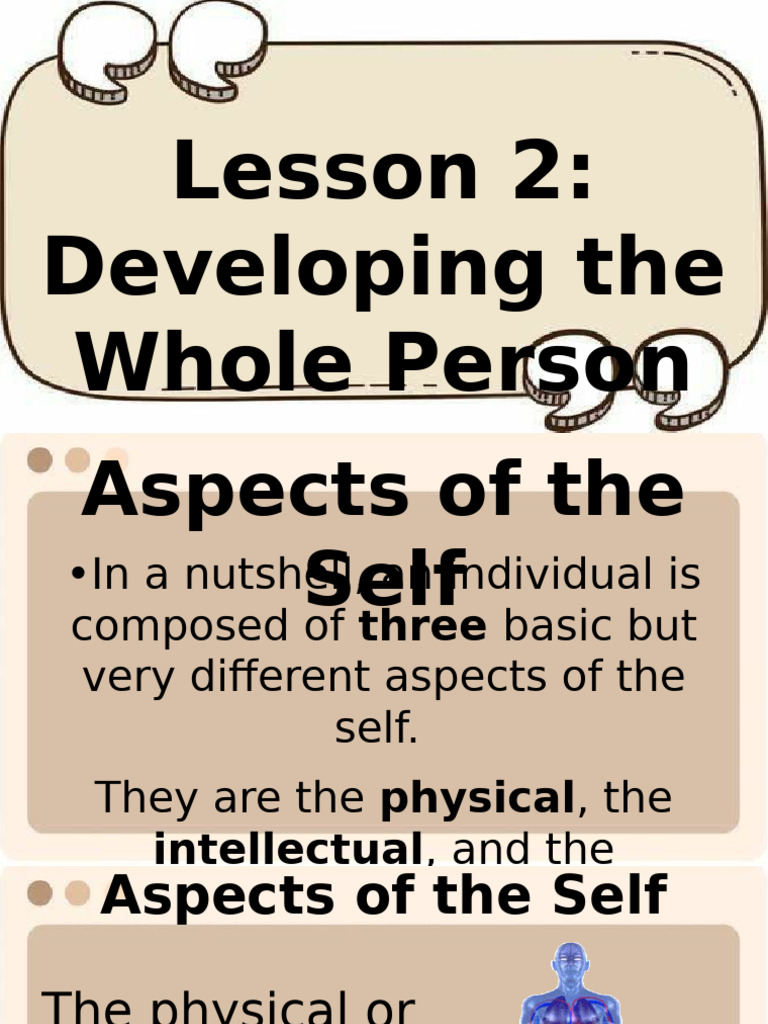 PERDEV - Lesson 2 Updated | PDF | Thought | Feeling