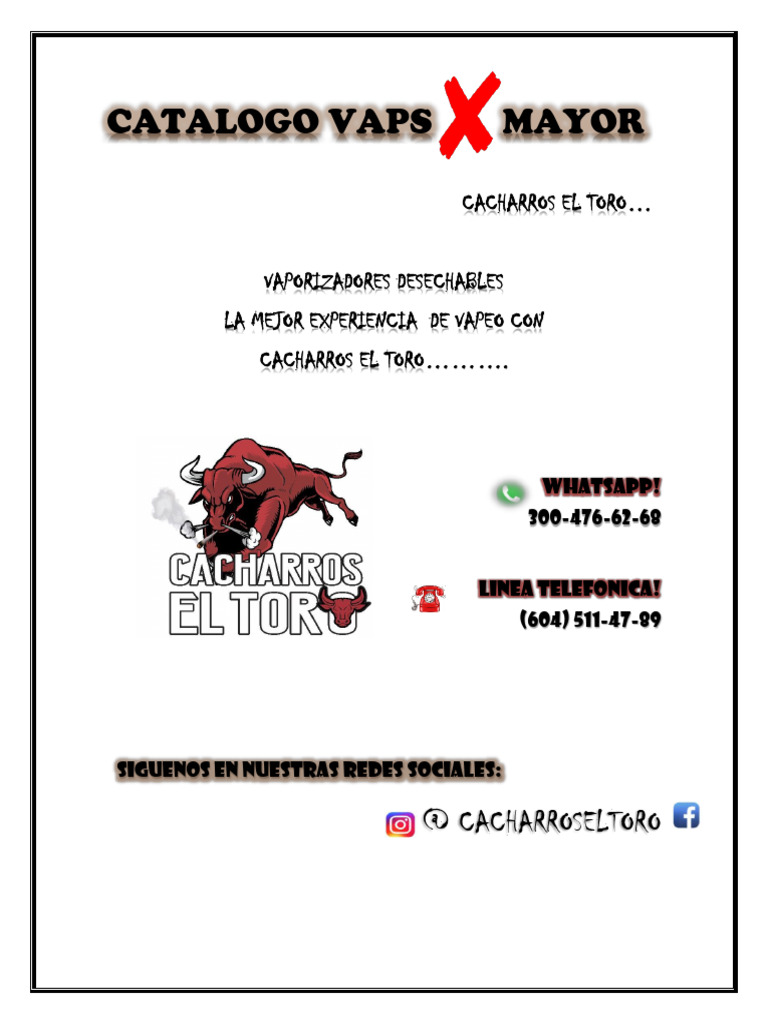 03-CATALOGO VAPS EL TORO | PDF