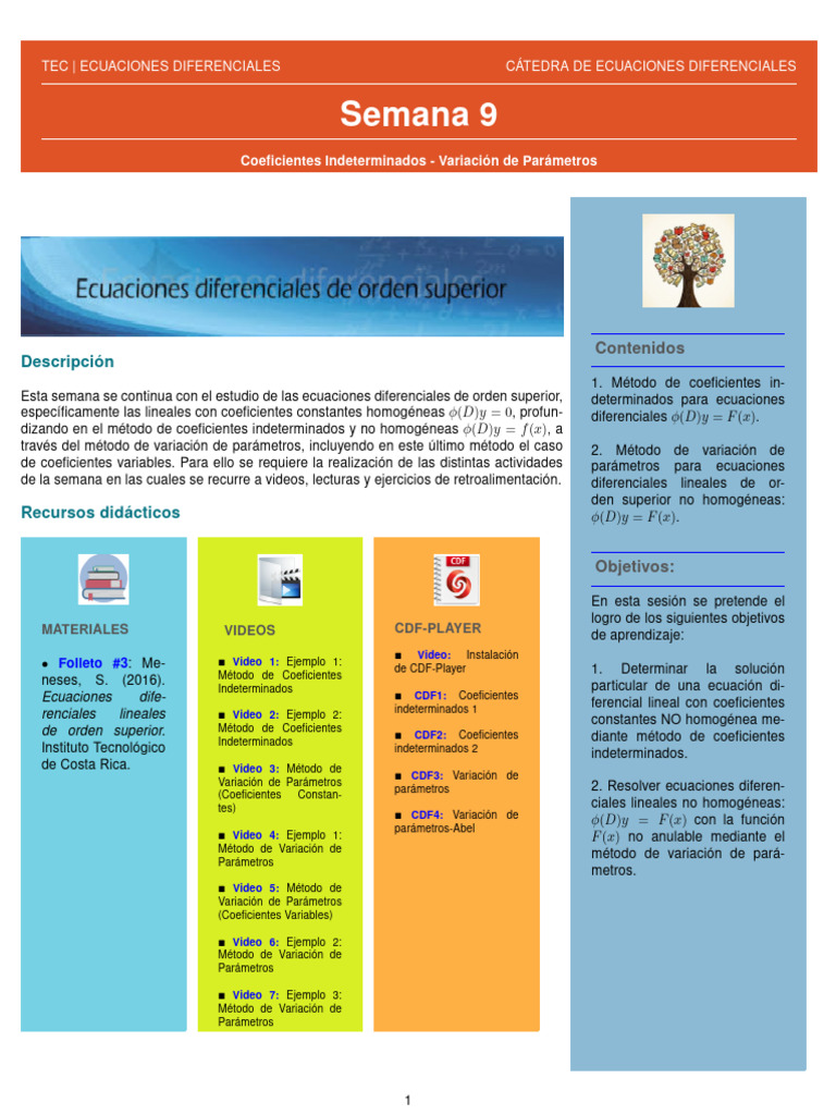 2-Consignas Orientacion S9 | PDF | Ecuaciones | Objetos matemáticos