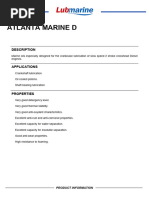 Atlanta Marine D 3005 - TDS - v210316 | PDF | Lubricant | Physical Sciences