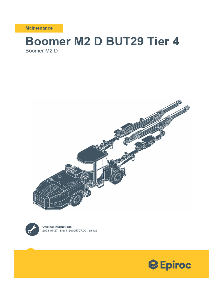Boomer M2 D BUT 29 Tier 4 - Maintenance | PDF | Pump | Mechanical ...