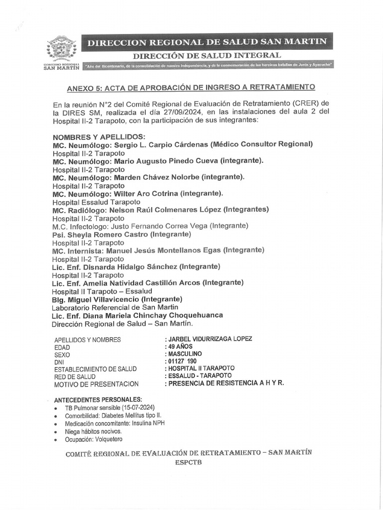 Vidurrizaga Lopez Jarbel - Acta de Aprobación de Ingreso A ...