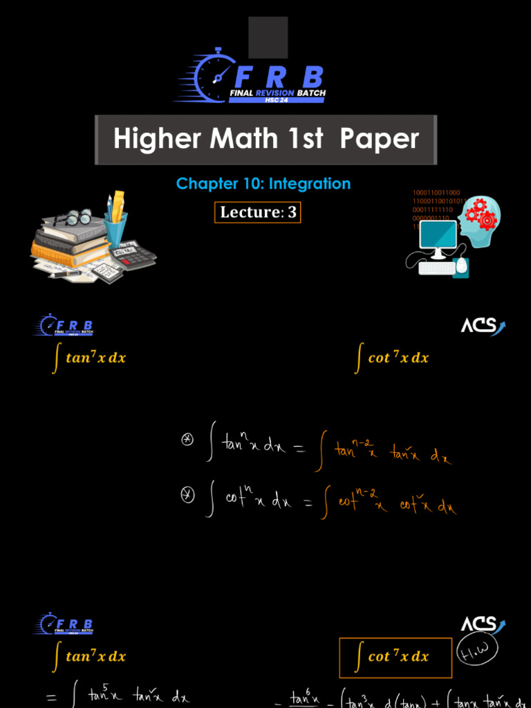 Integration Lec 3 (FRB 24) | PDF