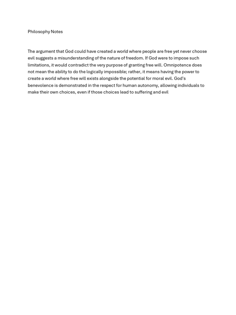 Philosophy Notes | PDF | Philosophy
