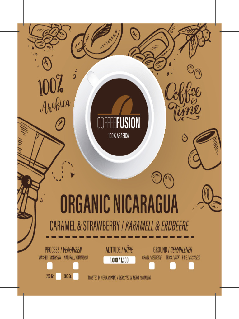 Etiqueta Organic Nicaragua | PDF