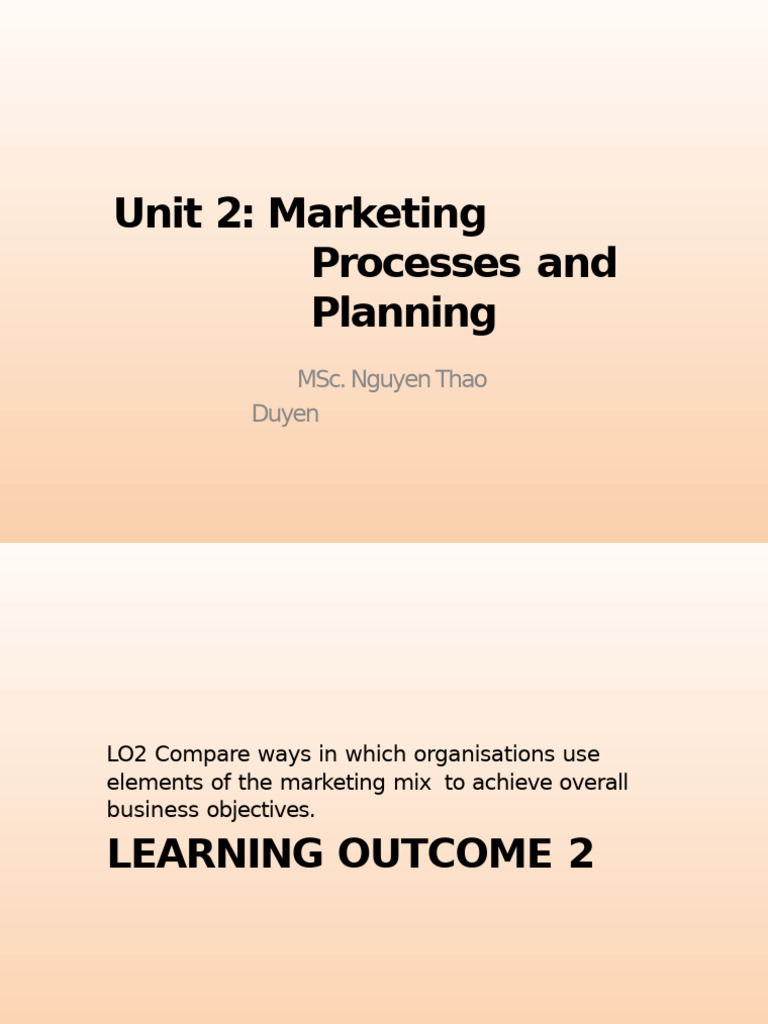 LO2a Product | PDF | Brand | Marketing