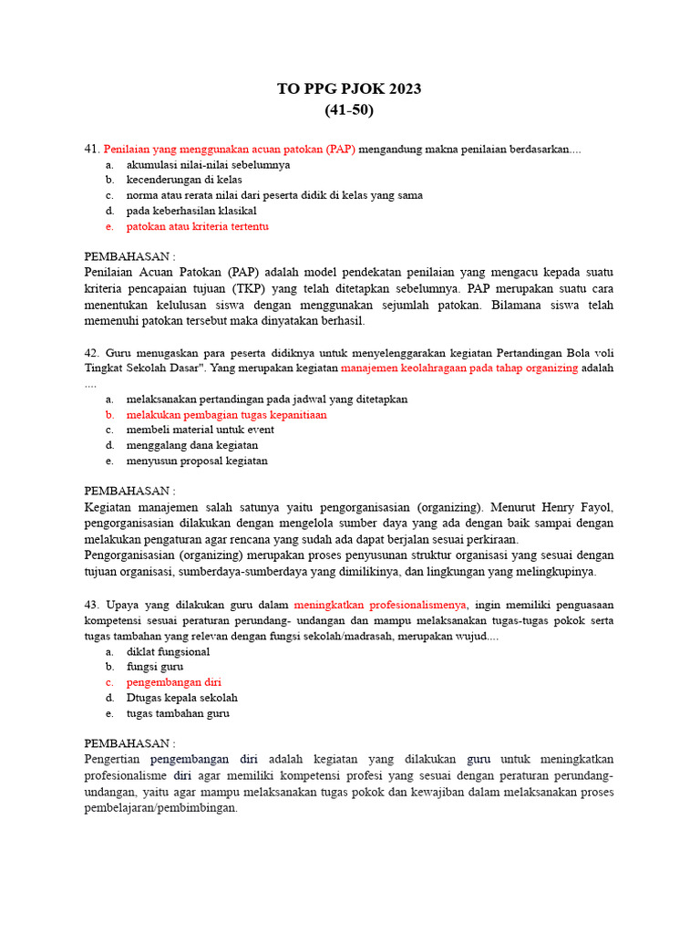 41-50 To PPG Pjok 2023 | PDF