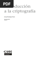 Introducción a la Criptografía Básica | PDF | Criptoanálisis | Criptografía