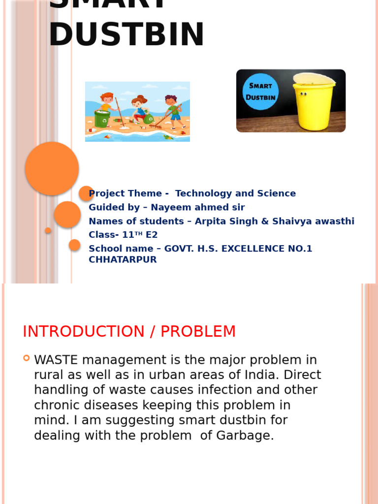 Smart Dustbin | PDF