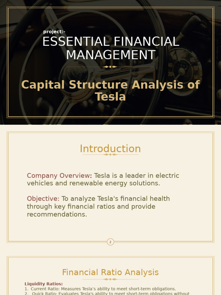 Tesla's Debt and Equity Analysis 2022 | PDF | Equity (Finance ...