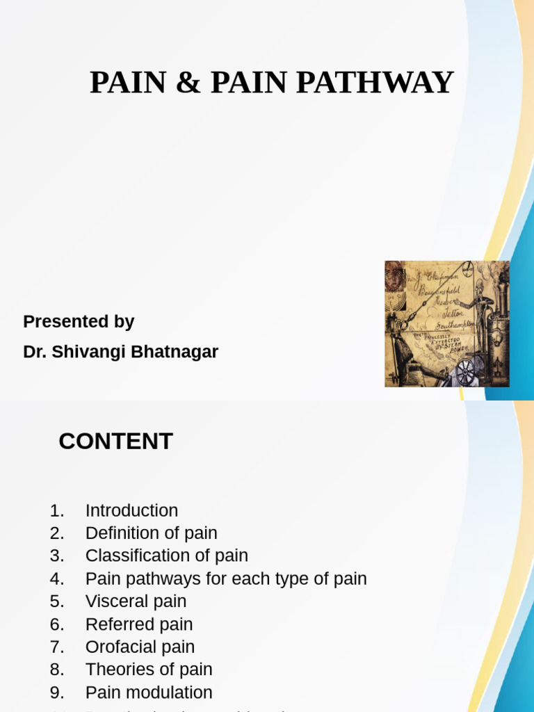 Pain & Pain - pptx2 | PDF | Pain | Physiology
