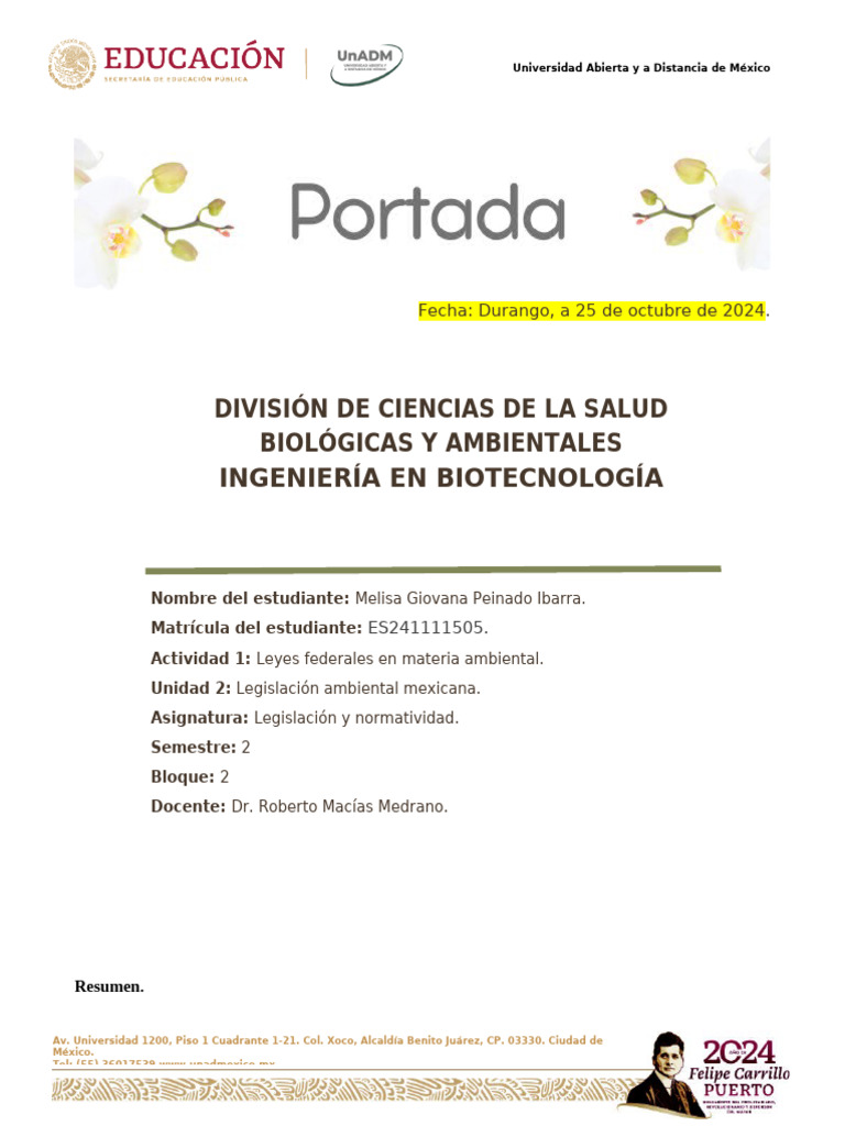 Blyn U2 A1 Mepi | PDF | Entorno natural | México