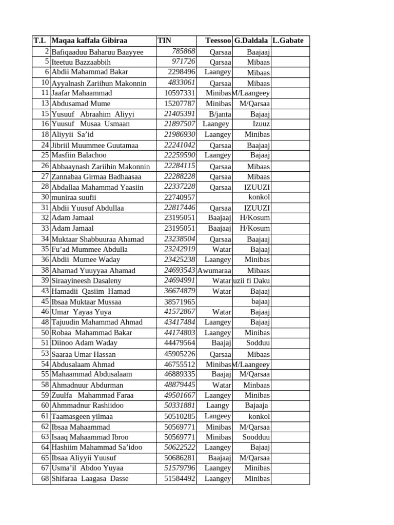 Ragaa Konkolaataa Qarsaa | PDF