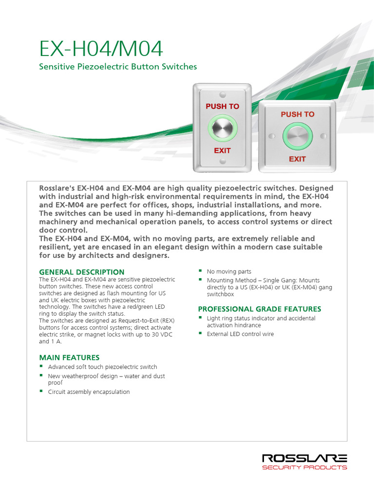 SEC06-EX-M04-EX-H04-Datasheet | PDF | Switch | Electronic Engineering