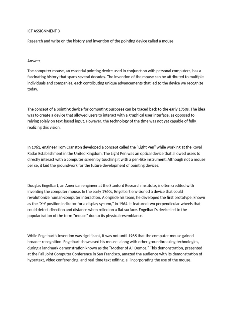 ICT ASSIGNMENT-WPS Office | PDF | Technology & Engineering