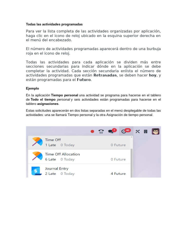 Todos Todas Las Actividades Programadas | PDF | Software | Informática