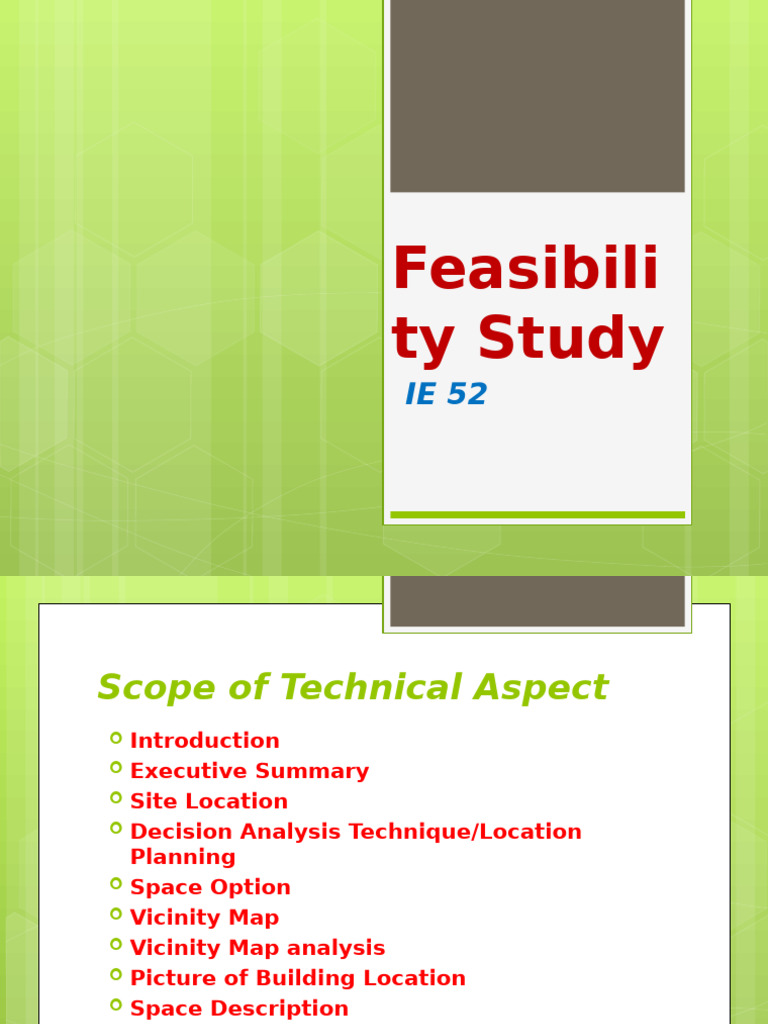 Feasibility Study Scope 2 | PDF | Expense | Revenue
