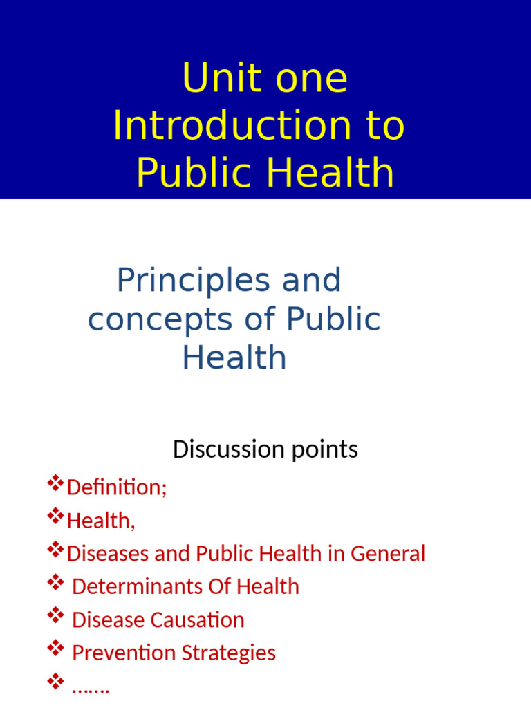 Public Health Principles and Wellness Factors | PDF | Public Health ...