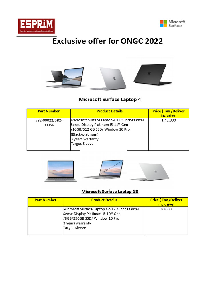 Exclusive Offer For ONGC 2022 | PDF | Tablet Computer | Personal Computing