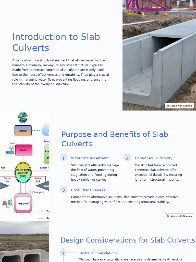 Introduction to Slab Culverts | PDF | Concrete | Drainage