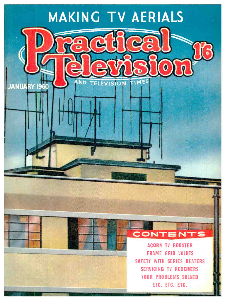 Practical Television 1960 01 | PDF | Power (Physics) | Electrical ...