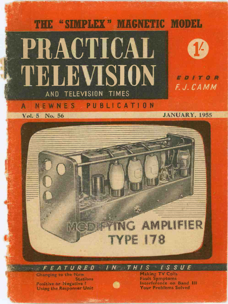 Practical Television 1955 01 | PDF