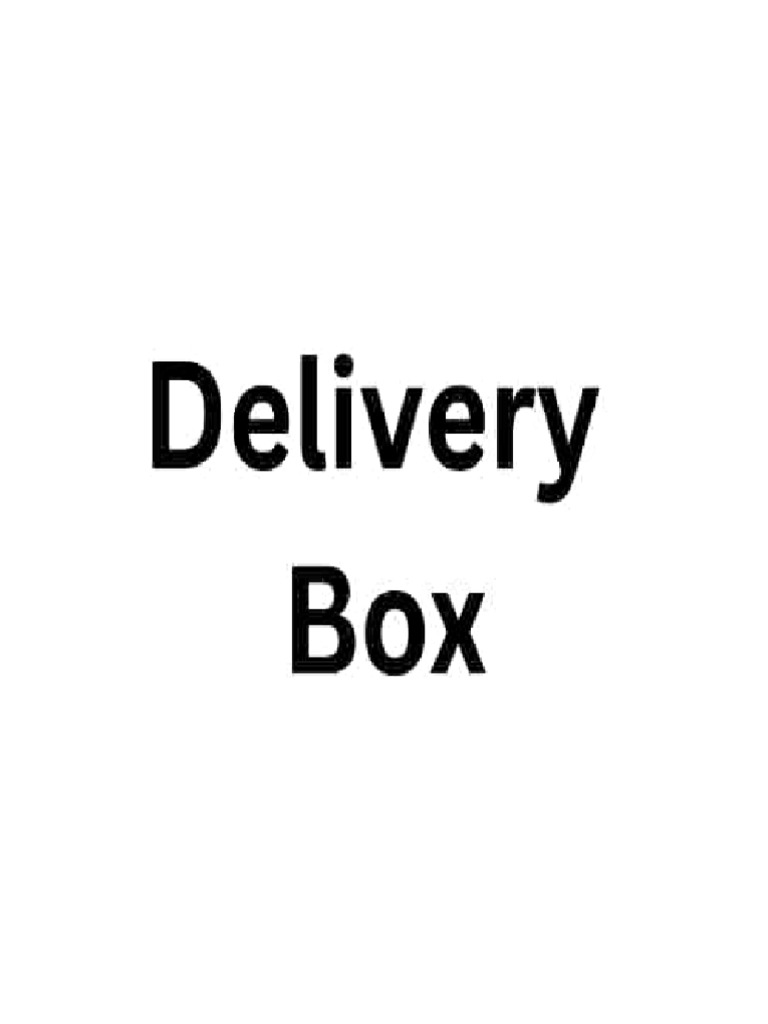 Delivery Box | PDF