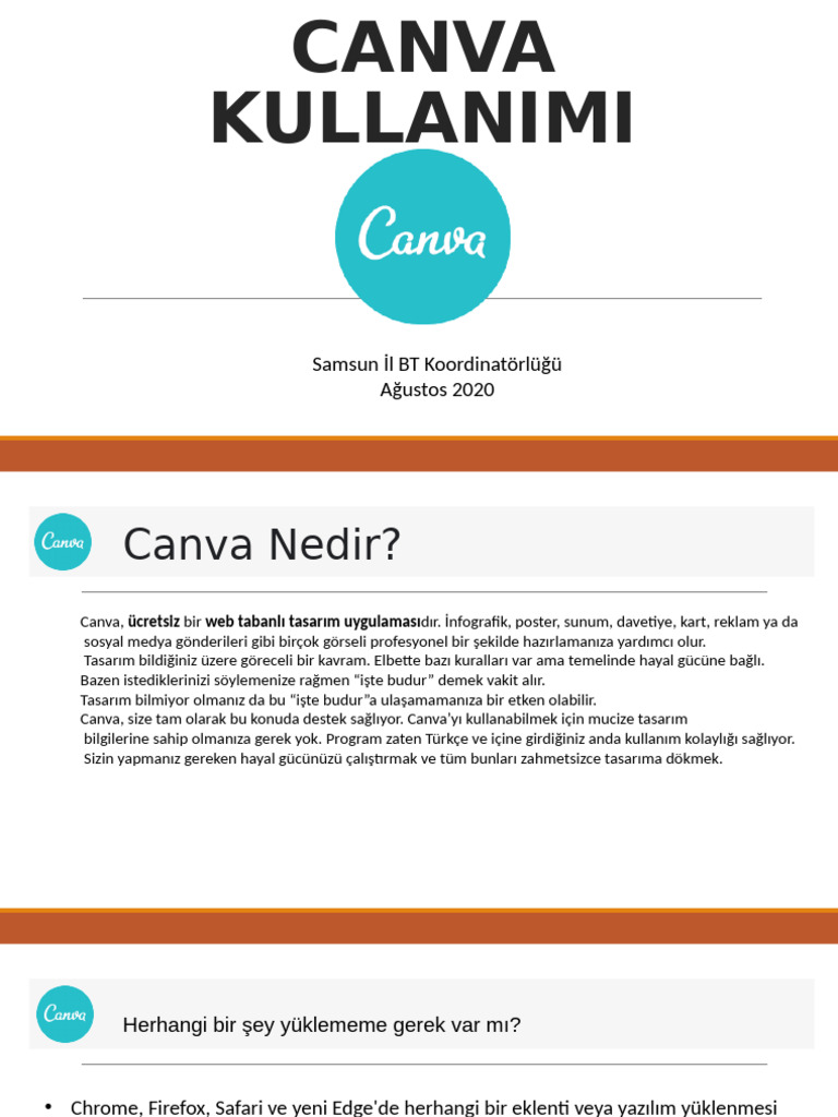 Canva Kullanimi | PDF