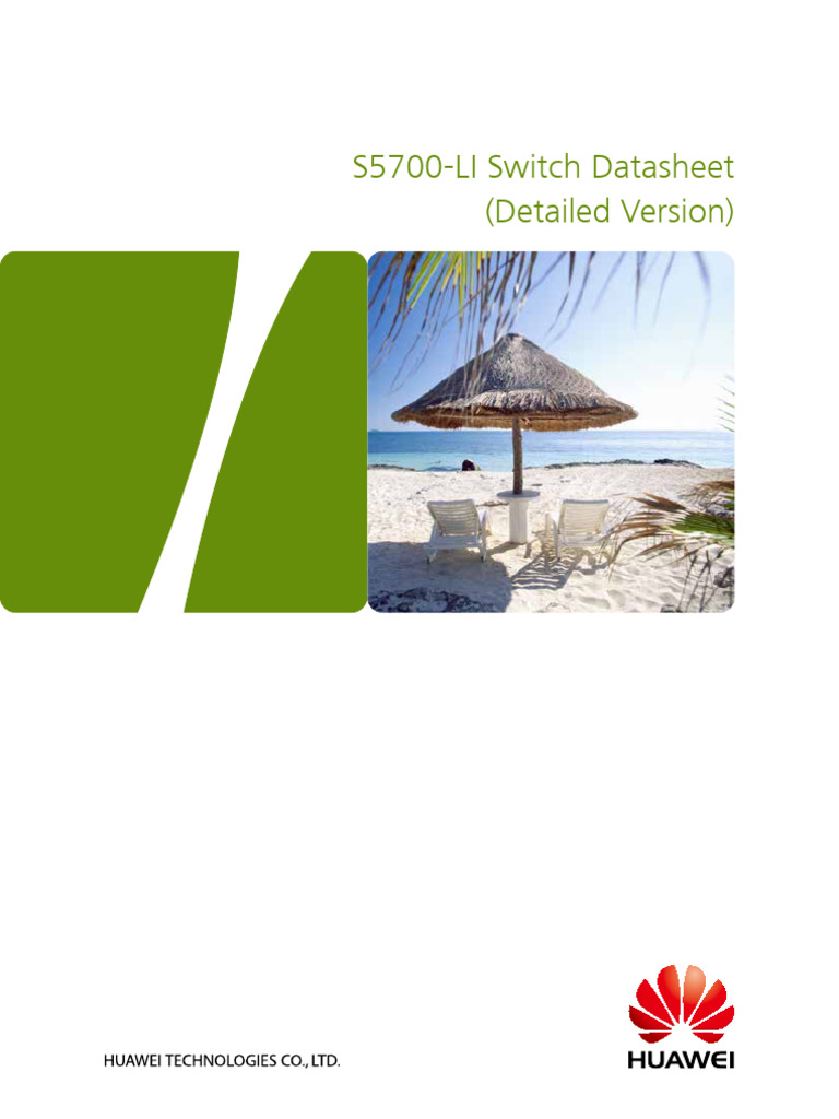 Huawei S5700-LI Switch Overview | PDF | Network Switch | Computer Network