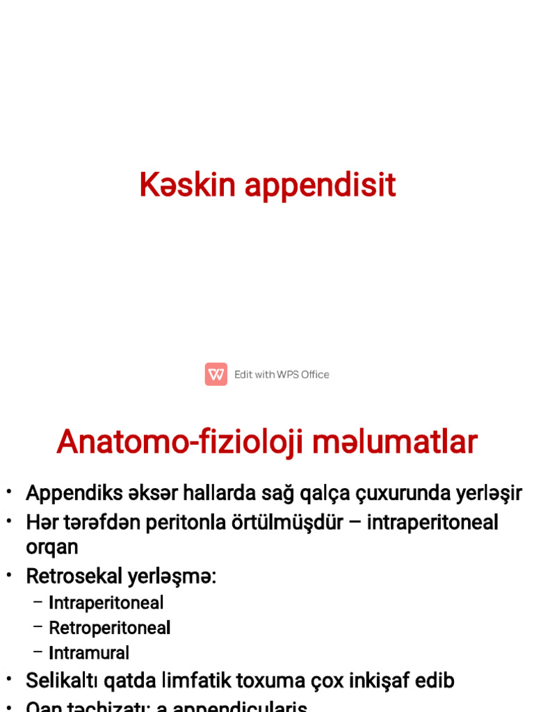 Appendisit | PDF