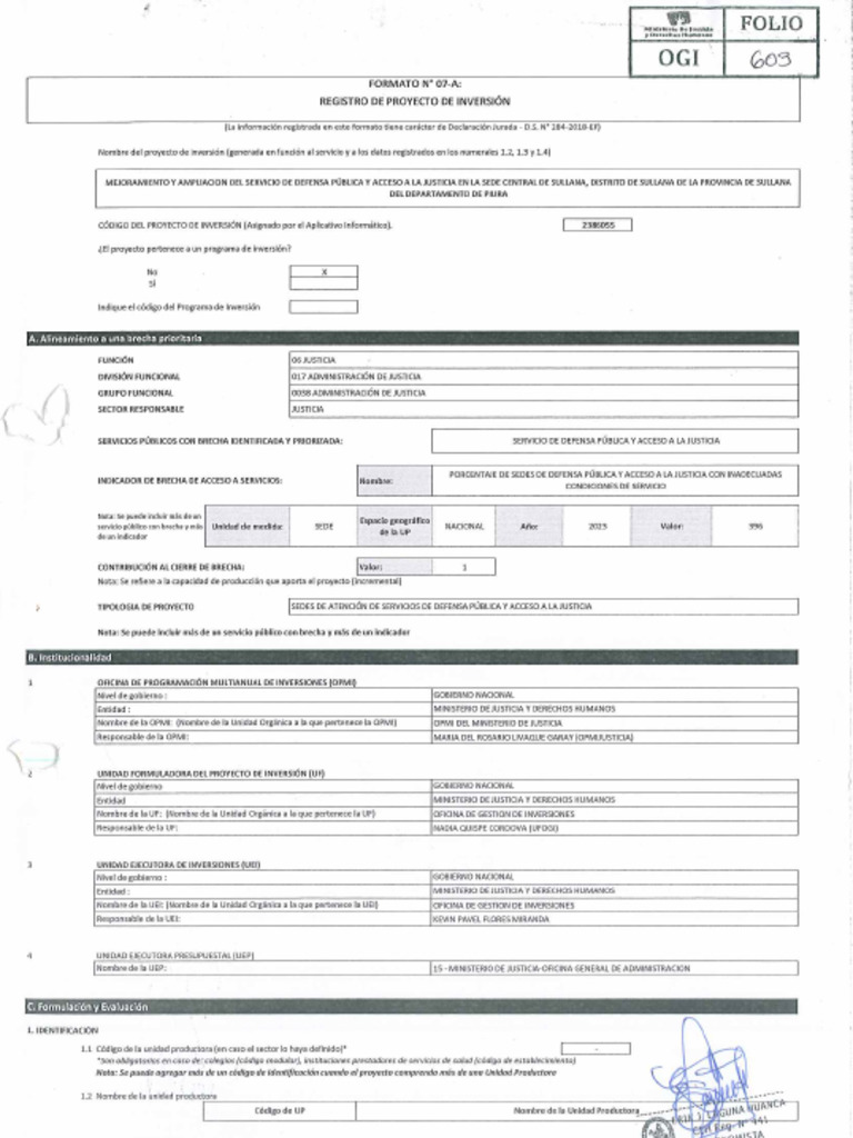 Datos+de+aprobacion+de+perfil+formato+n+07a 20240531 183057 060 | PDF