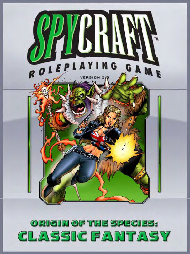 Spycraft 2.0 - Origin of The Species - Classic Fantasy | PDF | Elf ...