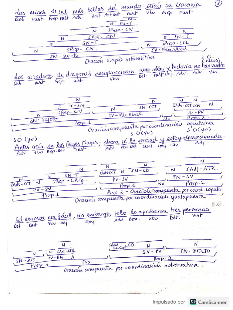 Repaso Sintaxis 4º Esob | PDF