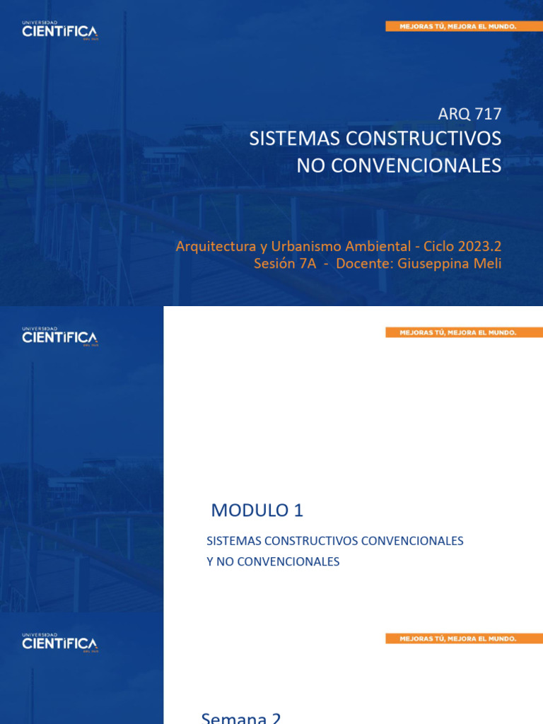 Sistemas Constructivos No Conv - Sem02.2 - 2024-1 | PDF ...