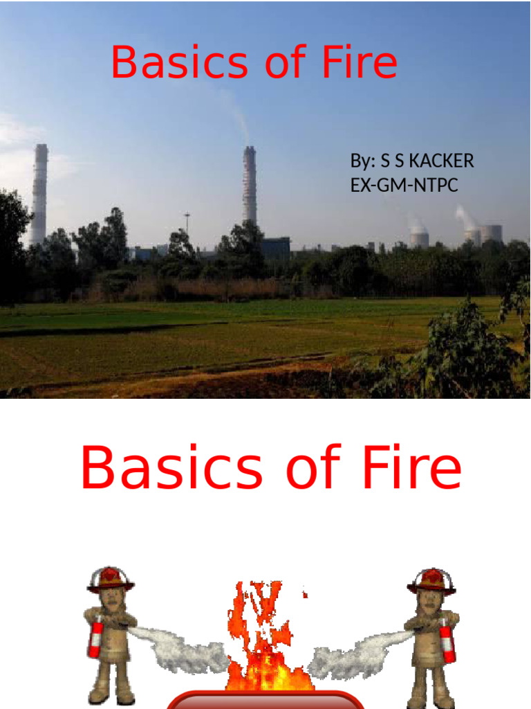 Fire Fighting Fundamental of Fire | PDF | Fires | Combustion