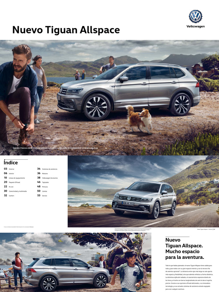 Volkswagen Tiguan Allspace 2018 - Catalogo (VW España) | PDF ...