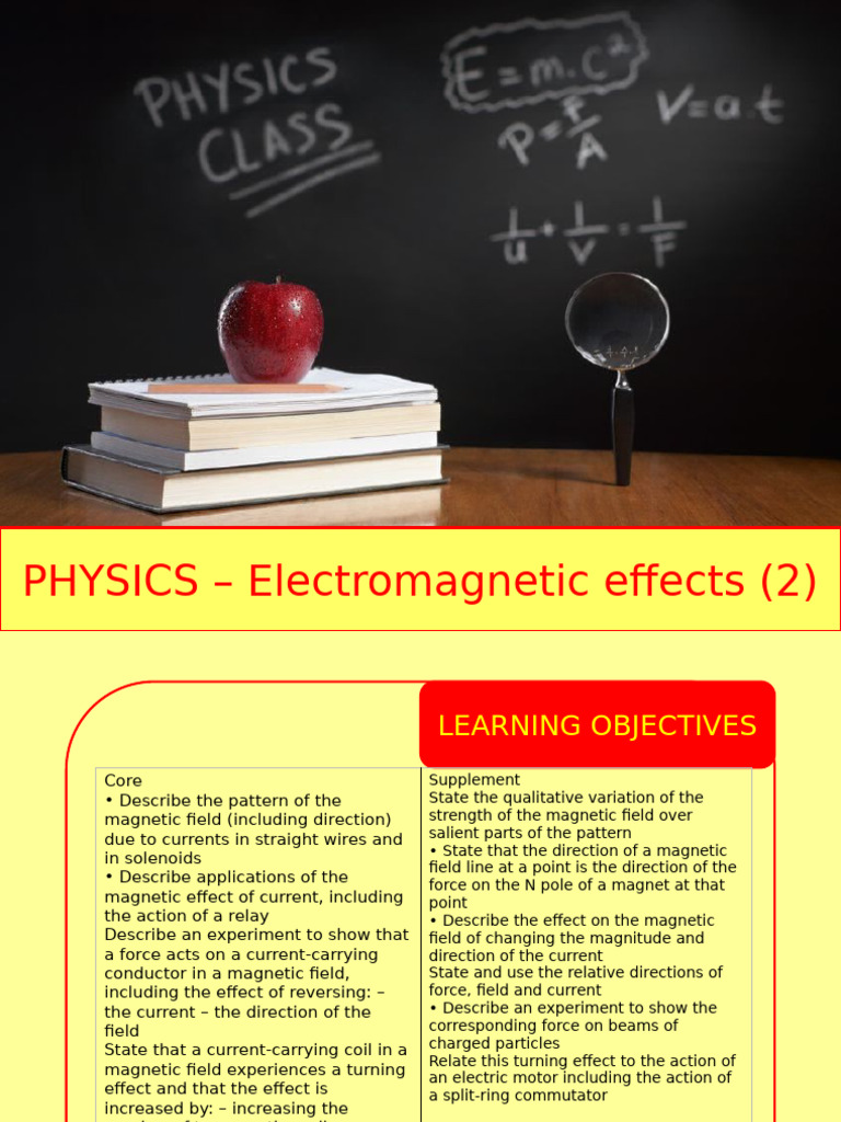 Physics 33 - Electromagnetic Effects 2 | PDF | Relay | Switch