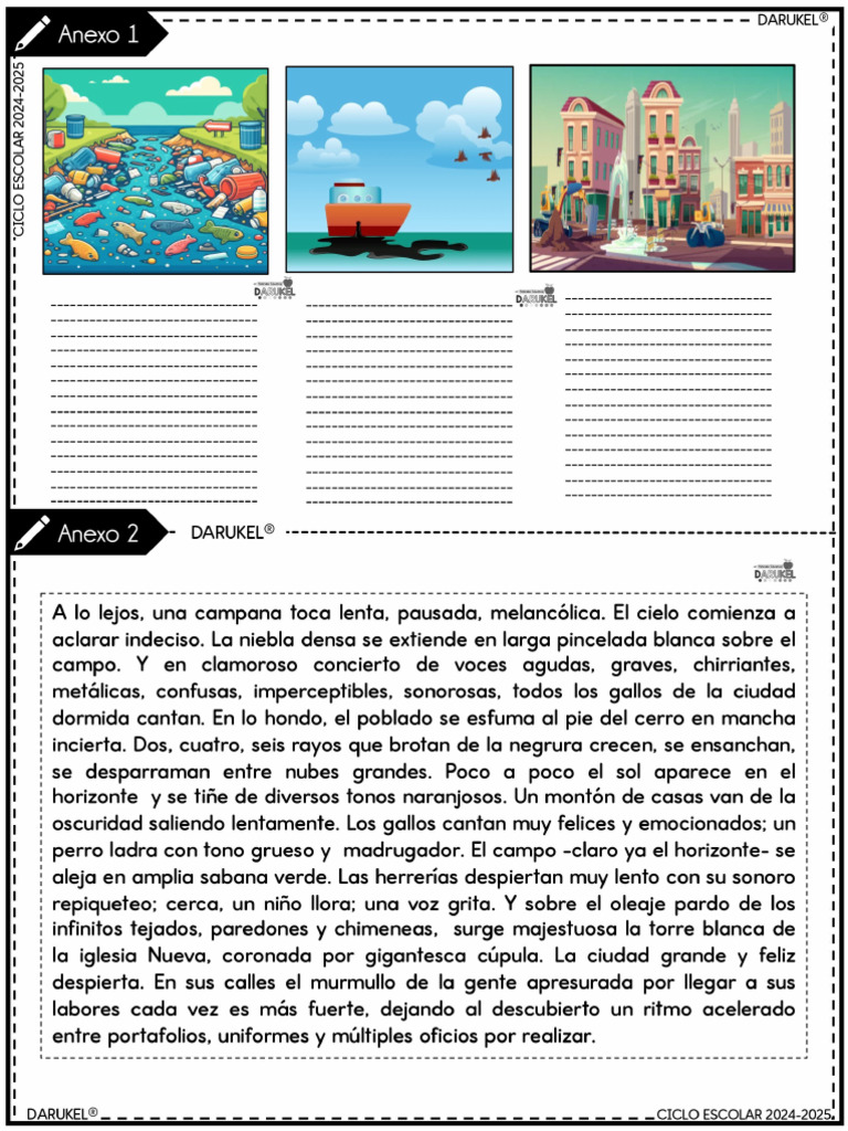 5° Sem6 Anexos Del Docente 2024-2025 | PDF